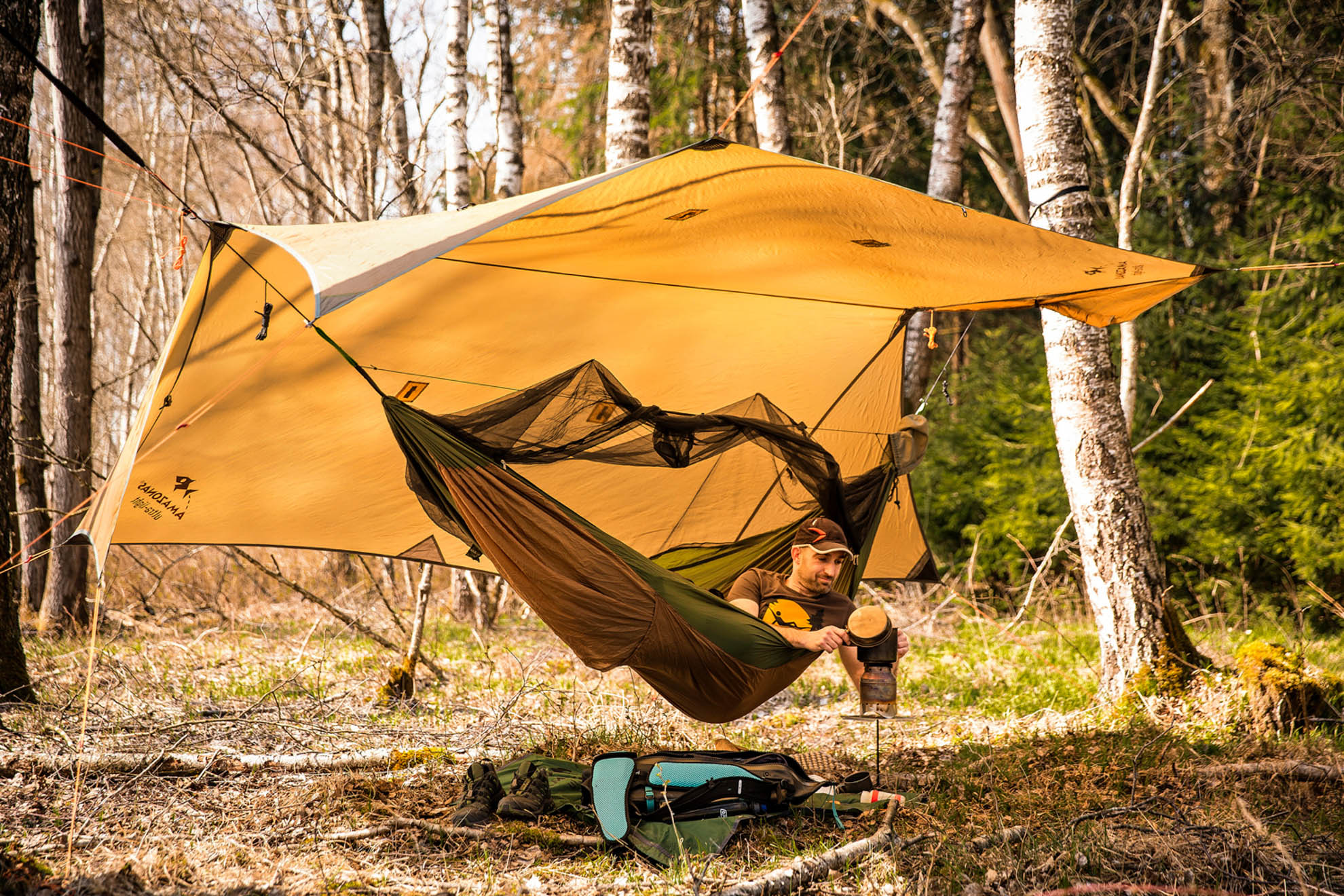 Amazonas Adventure Wing Tarp Wetterschutz | haengewelt.de